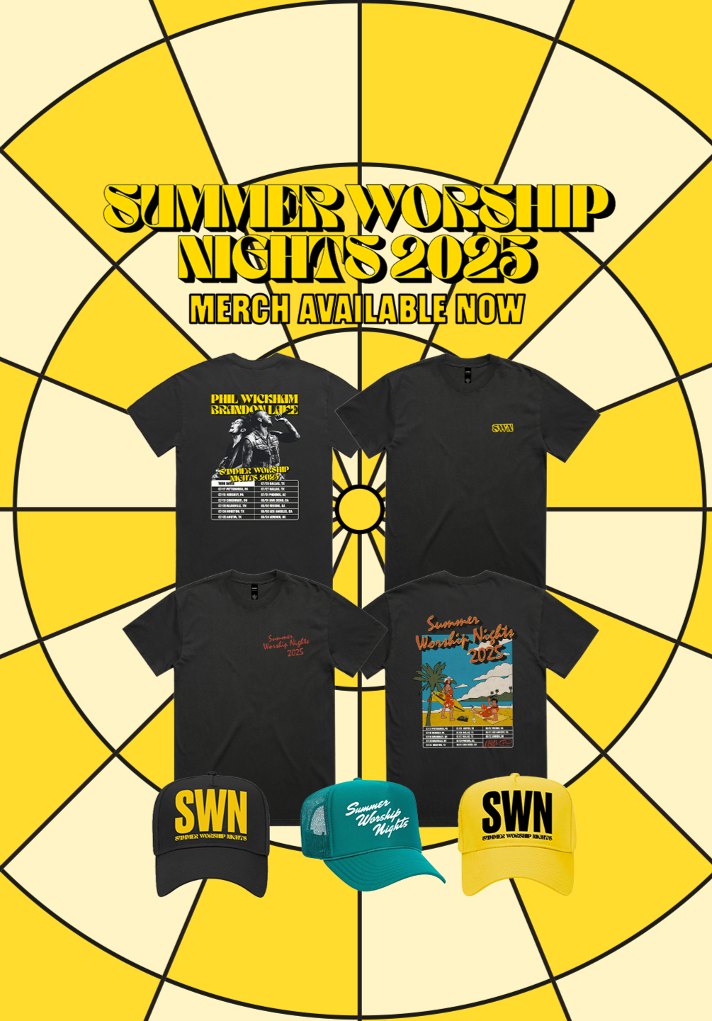 SUMMER WORSHIP NIGHTS TOUR SHOP – Summer Worship Nights